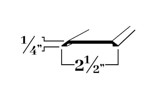 TH2; Threshold 2-1/2" Wide - Brunner Enterprises